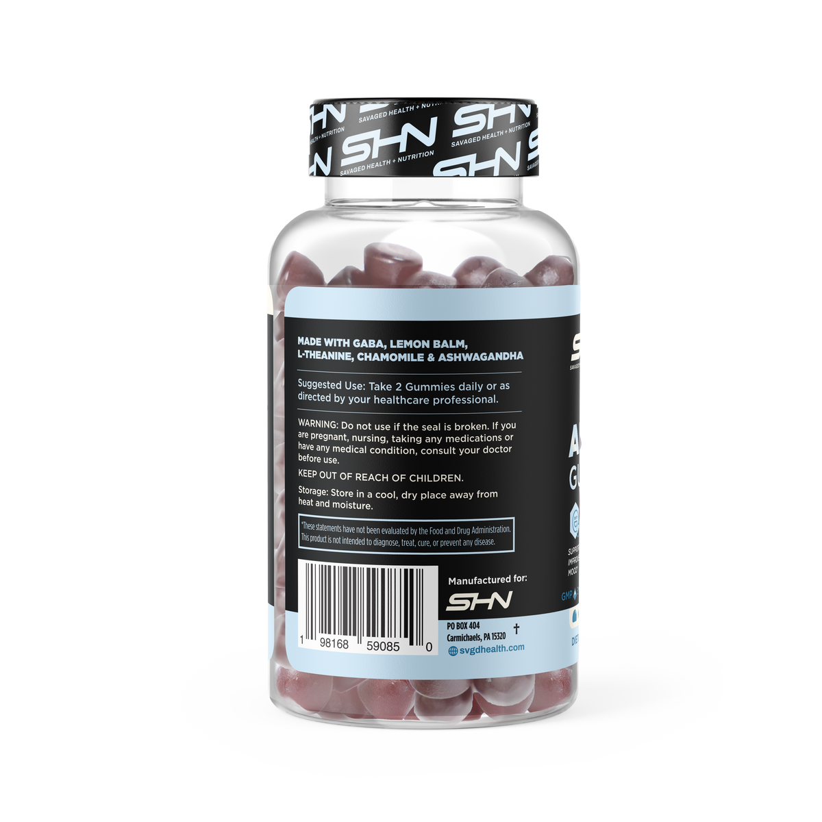 ALL-NATURAL STRESS RELIEF | 5 in 1 Anti-Stress Gummy – Savaged Health ...